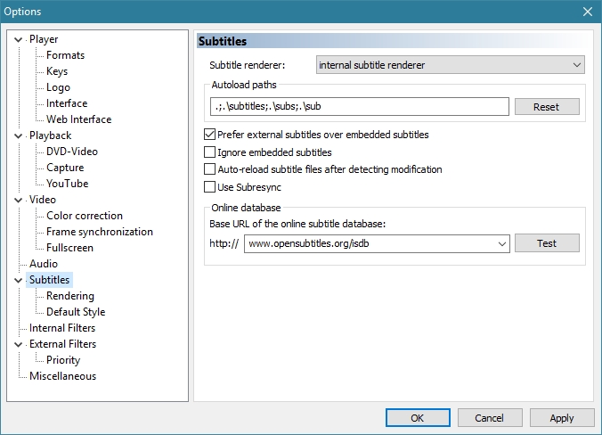 آموزش تنظیمات زیرنویس در Media Player Classic - تنظیمات زیرنویس در مدیا ...